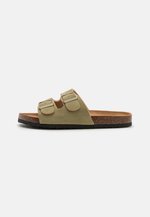 Rubi Shoes by Cotton On REX DOUBLE BUCKLE SLIDE - Hausschuh - sage ...