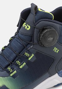 Lurchi LEROY TEX - Zapatillas altas - navy/lime/azul marino - Zalando.es