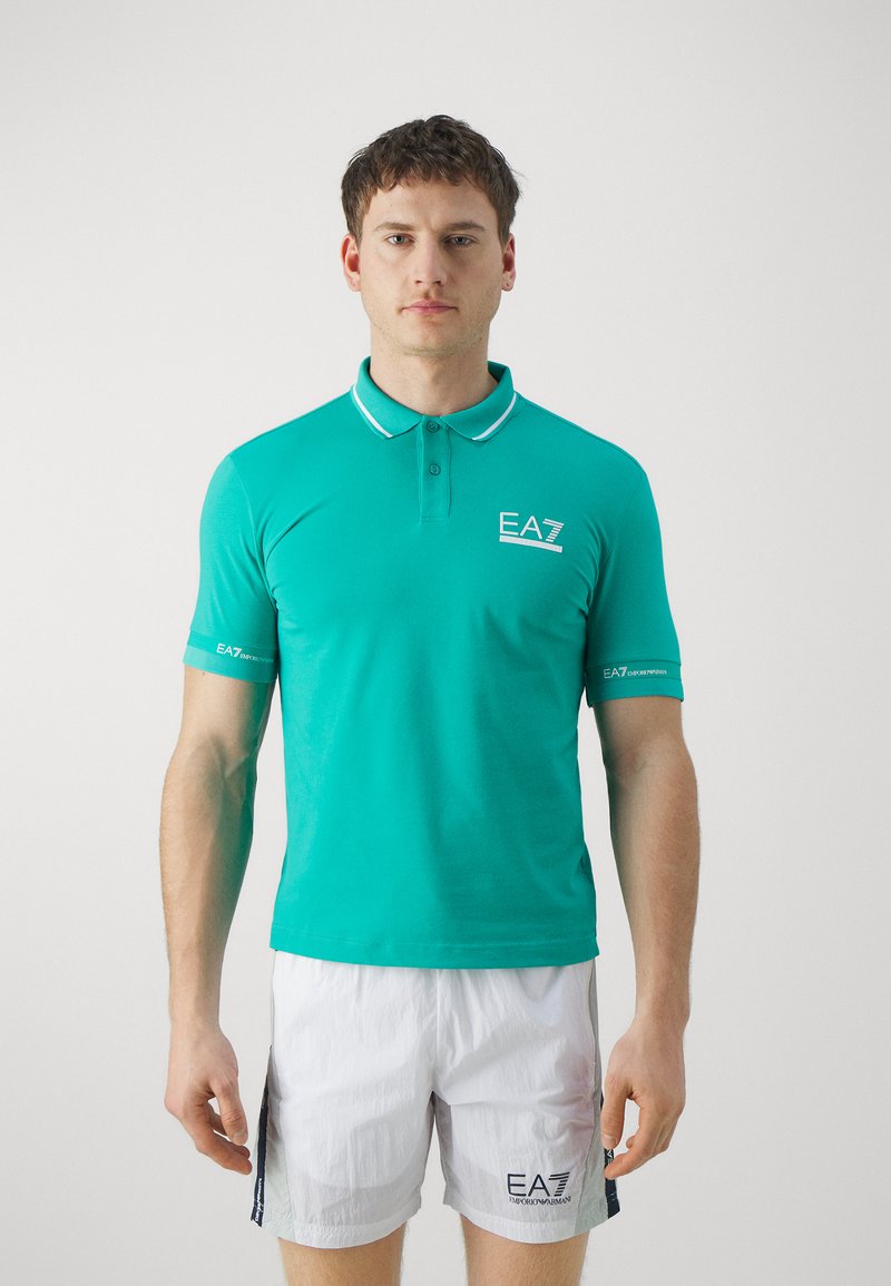 EA7 Emporio Armani TENNIS CLUB - Polo - spectra green/menta - Zalando.es