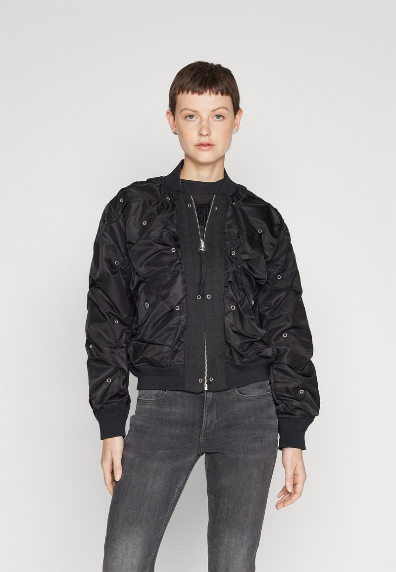 G-STAR CROPPED PARTY - Bomber Jacket - black - Zalando.ie