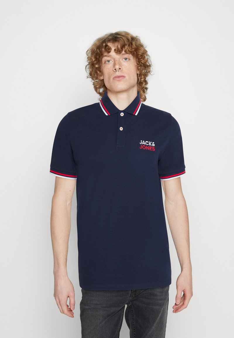 Jack And Jones Jjatlas Polo Navy Blazer Blu Scuro Zalando It