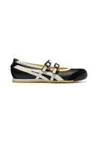 Onitsuka Tiger MEXICO 66 - Ballerinat nilkkaremmillä - black cream ...