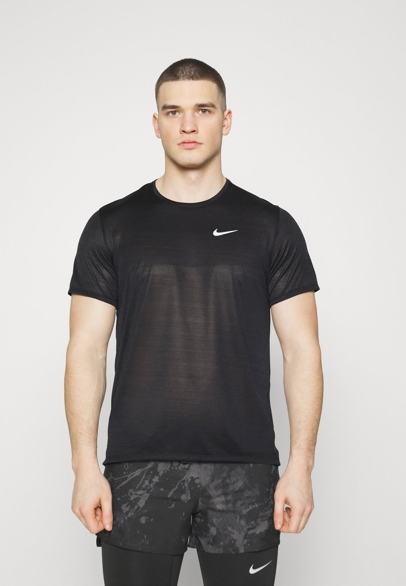 Nike Performance Sport T Shirt Schwarz Schwarz Zalando De