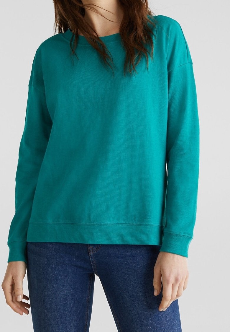 Esprit Sweatshirt - teal/bleu pétrole - (Seconde main) - ZALANDO.BE
