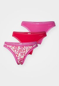 Sloggi GO CRUSH 3 PACK - Thong - pink dark combination/multi-coloured ...