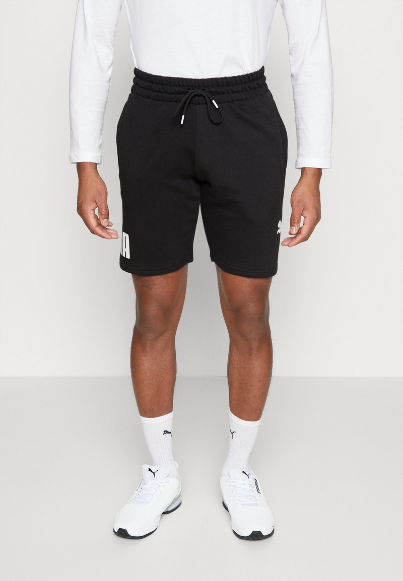 Puma POWER SHORTS - Sports shorts - black - Zalando.ie