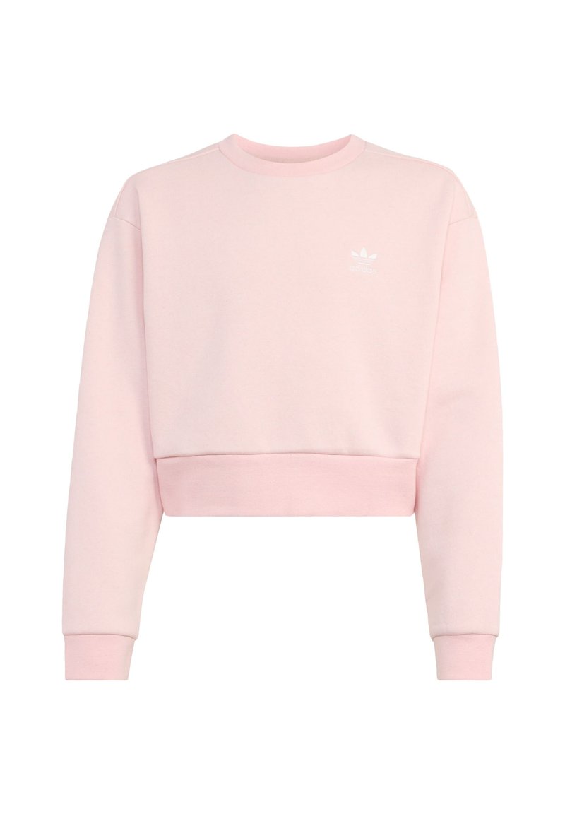 adidas Originals BOXY CREW - Sweatshirt - sandy pink mel/light pink ...
