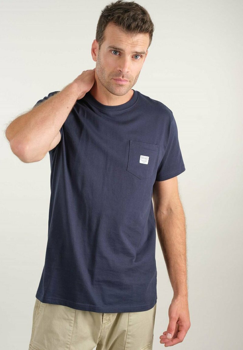 Deeluxe Original BASITO - T-Shirt basic - navy/dunkelblau - Zalando.de
