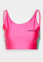 adidas Originals ORIGINALS HIGH SHINE HALTER CROP TOP - Topper - pulse ...