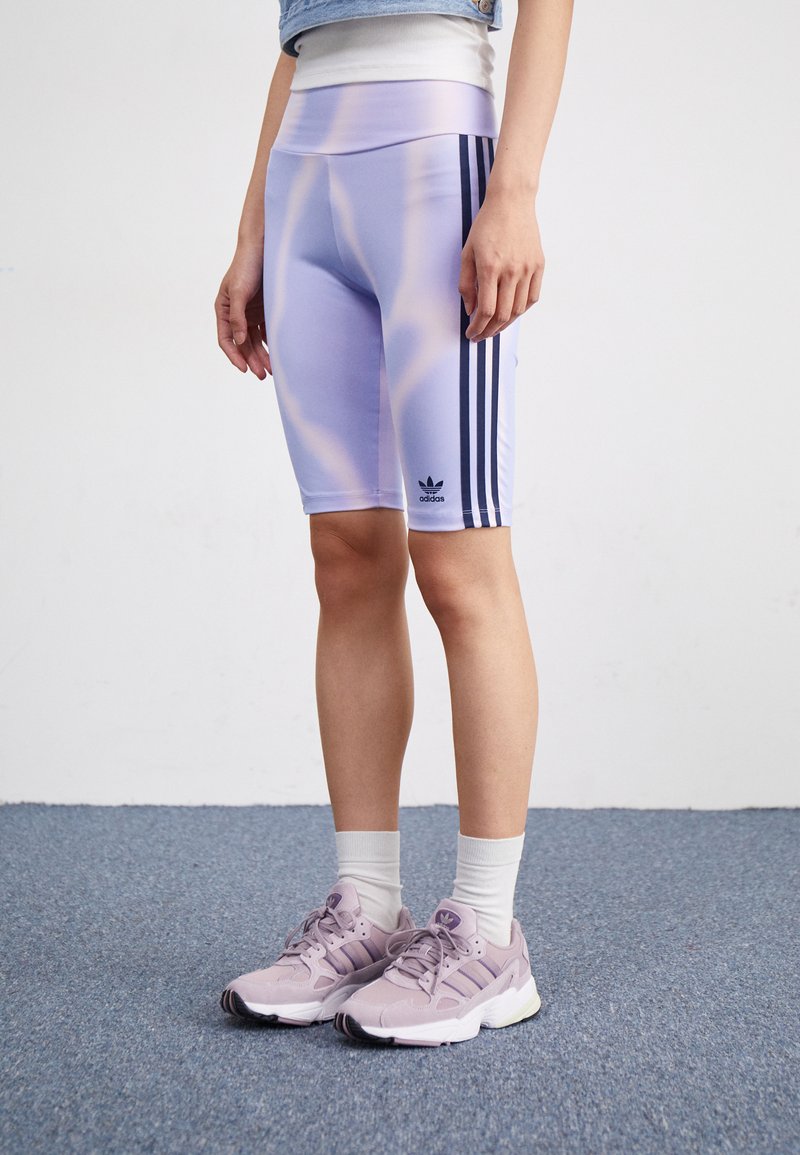 adidas Originals WATERMARK BIKE - Leggings - Trousers - violet tone ...