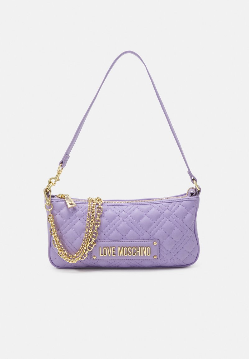 Love Moschino MULTI CHAIN QUILTED SHOULDER - Handtasche - lilla/lila ...
