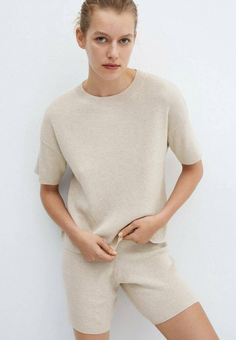 Mango AVELLANA - T-Shirt basic - beige - Zalando.de