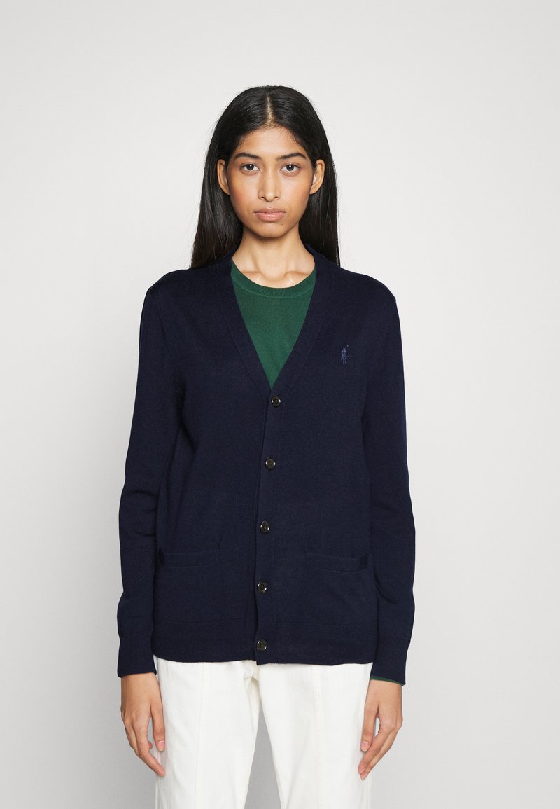 Polo Ralph Lauren LONG SLEEVE CARDIGAN - Cardigan - hunter navy/blu scuro - Zalando.it