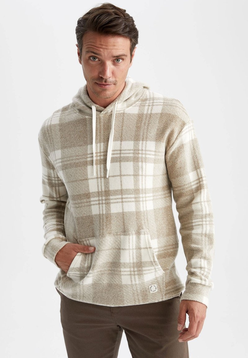 Defacto Kapuzenpullover Ecru Beige Zalando De