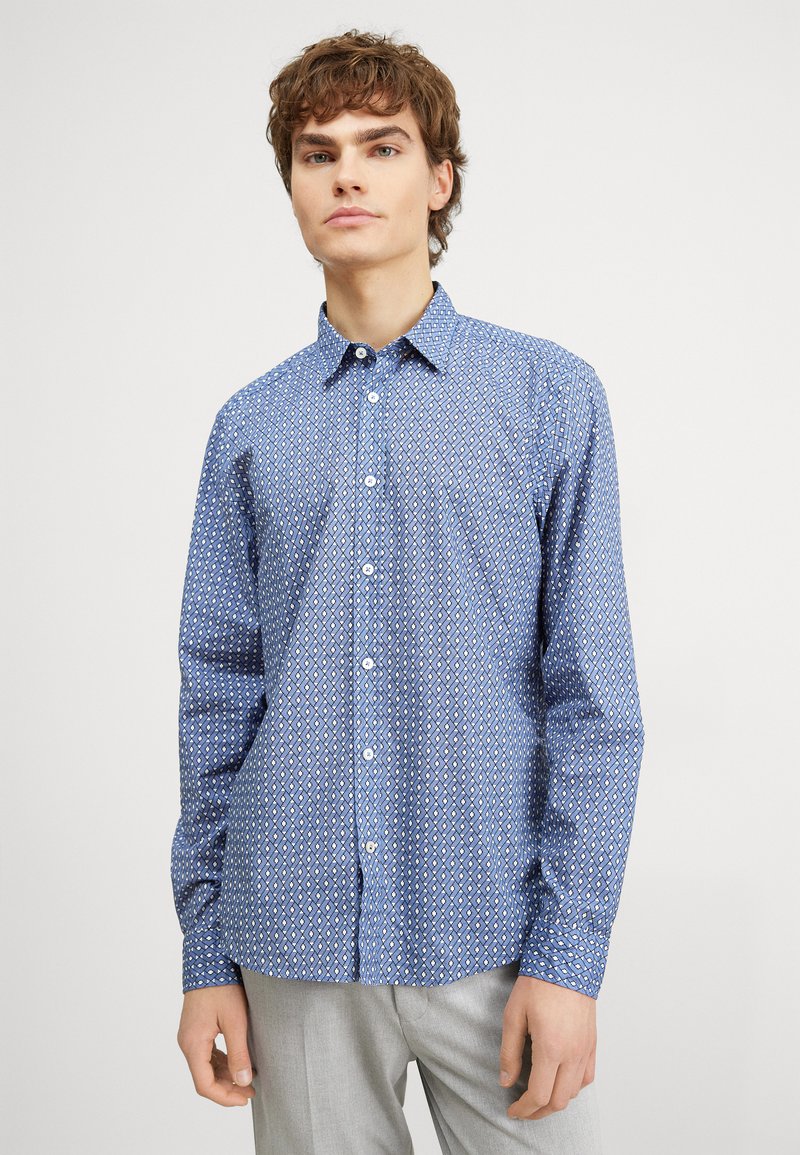 BOSS LIAM - Shirt - open blue/dark blue - Zalando.ie
