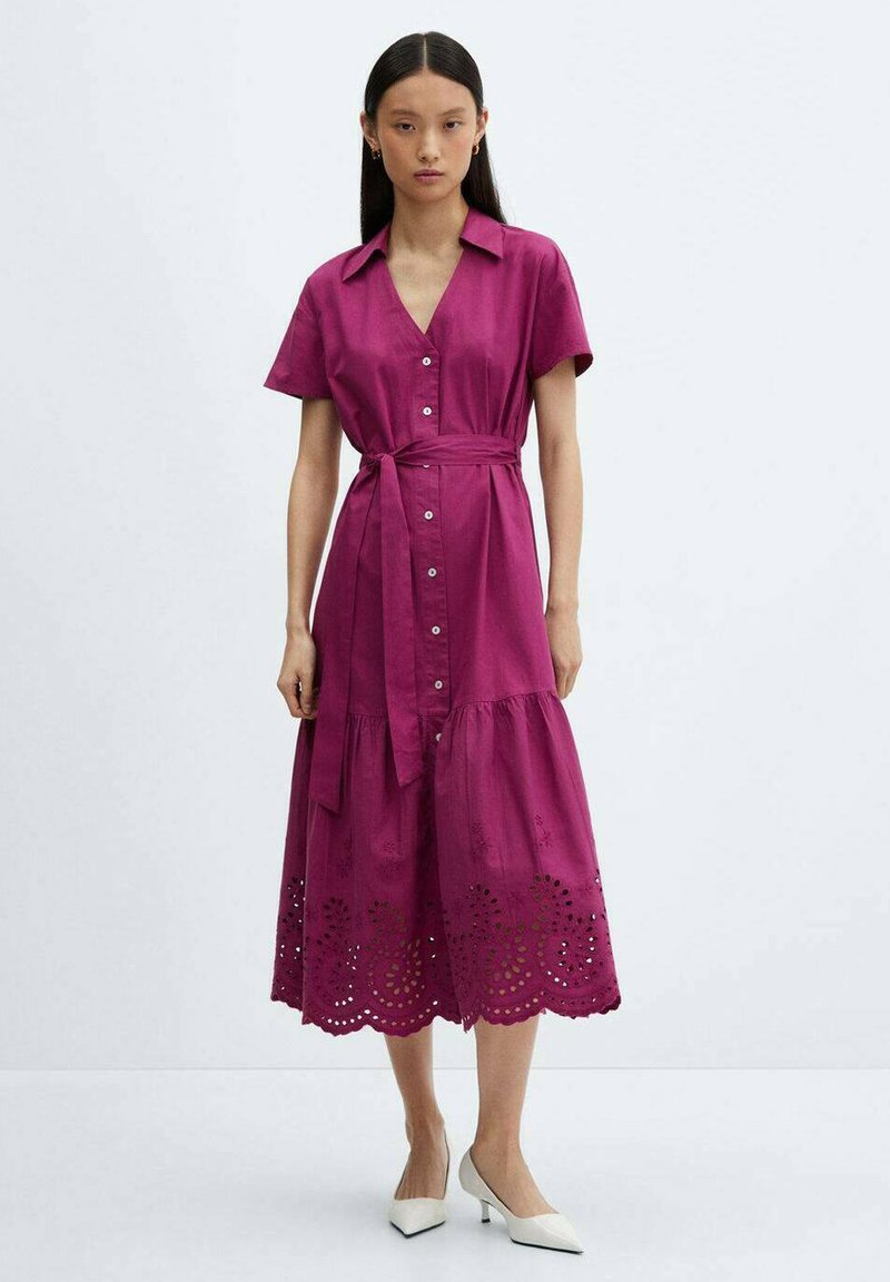 Mango GINIX-H - Robe chemise - fuchsia/rose - ZALANDO.FR