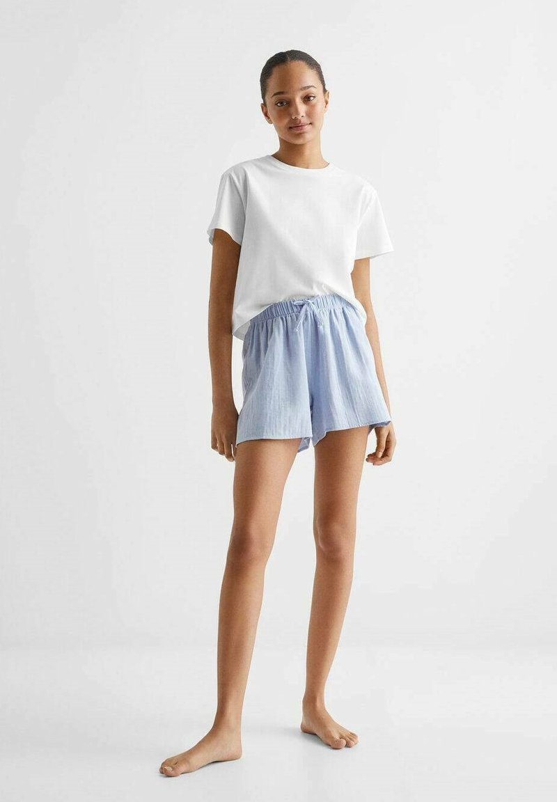 Mango Kids BAMBU - Pyjama set - blue/white - Zalando.ie