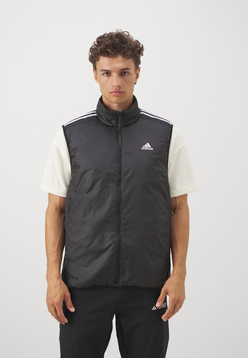 adidas Sportswear ESS 3S INS VEST - Waistcoat - black - Zalando.co.uk
