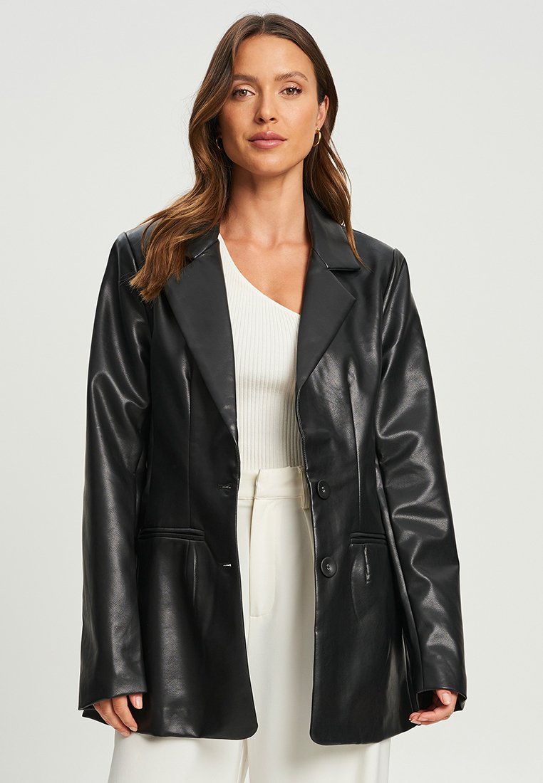 TUSSAH CODIE - Short coat - black - Zalando.ie