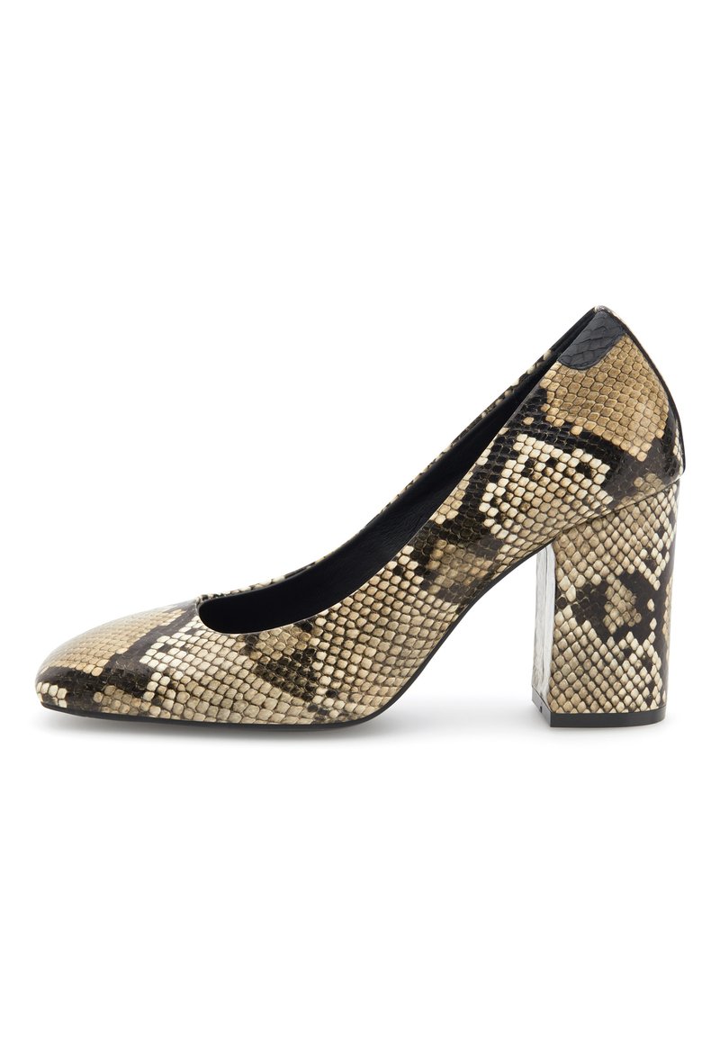 Woden Pumps - snake/beige - Zalando.se