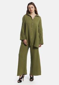 Elara Musselin Set - Pyjamas - grün/grön - Zalando.se