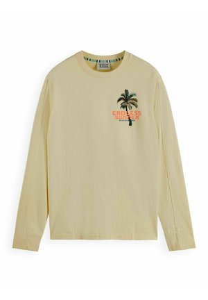 Levi's® SKATE GRAPHIC BOX LS TEE BASK ART ABSTRA - Langarmshirt - bask art abstract/white denim ...