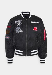 New Era NFL X ALPHA INDUSTRIES OAKLAND RAIDERS MA-1 BOMBER ...