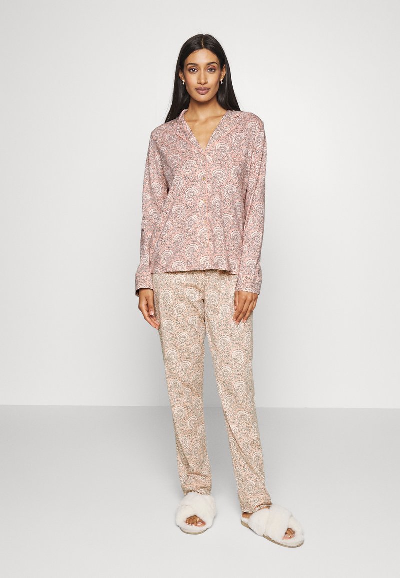 women'secret LONG SLEEVES MASCULINE - Pyjamas - pink/multi-coloured ...