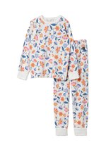 Polarn O. Pyret TWO-PIECE FLORAL WITH FOLD-DOWN CUFFS - Nattøj sæt ...