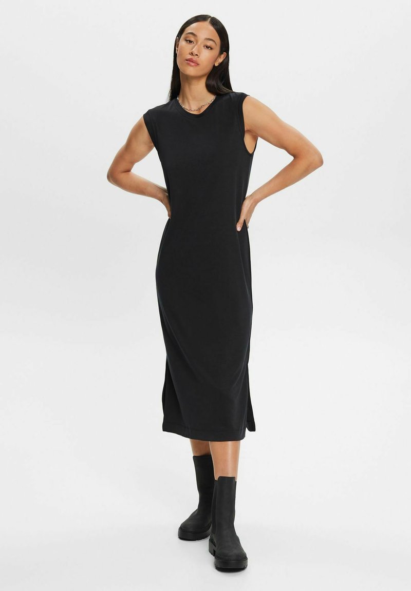 Esprit Collection Gebreide jurk - black/zwart - Zalando.nl