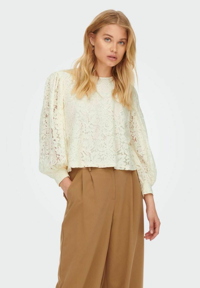 ONLY Blouse - creme/beige - Zalando