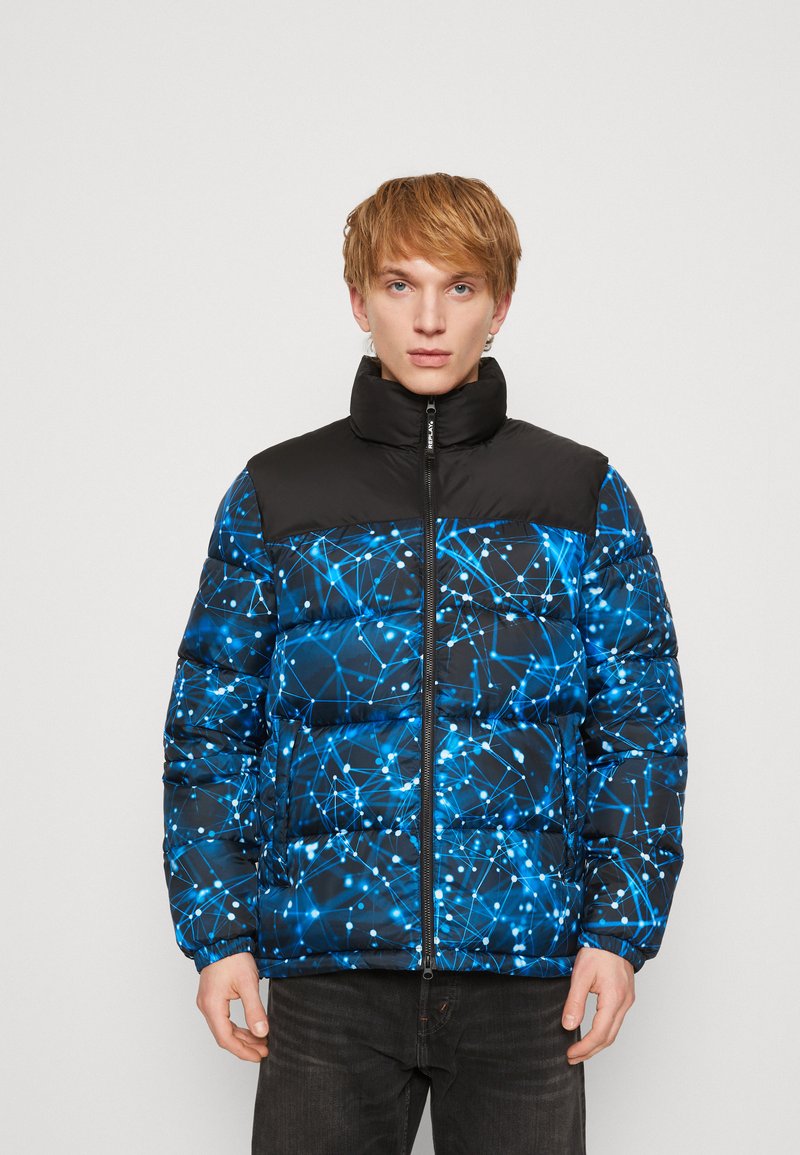 Replay JACKET - Winter jacket - blue/black/blue - Zalando.de