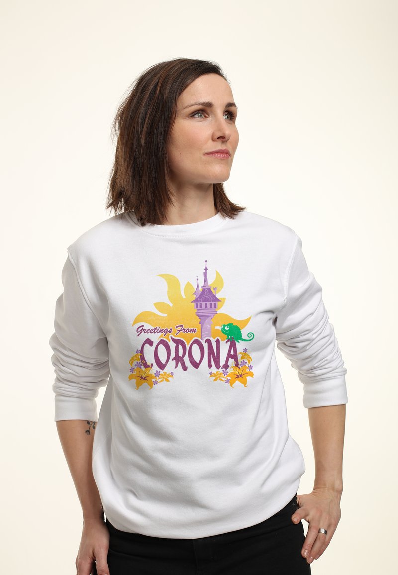 Disney TANGLED CORONA DESTINATION - Sweatshirt - white/weiß - Zalando.de