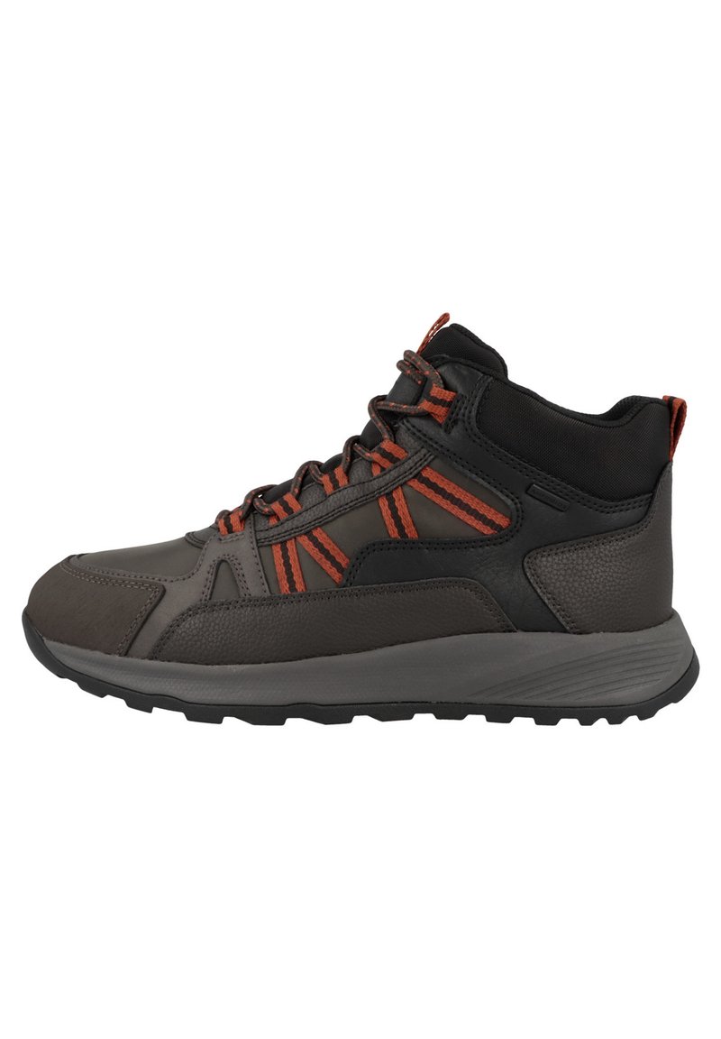 Geox TERRESTRE ABX - Baskets montantes - dark coffee/marron foncé ...