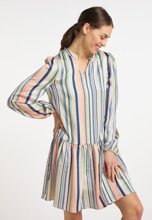 usha USHA QISHA - Freizeitkleid - weiss mehrfarbig/mehrfarbig - Zalando.de