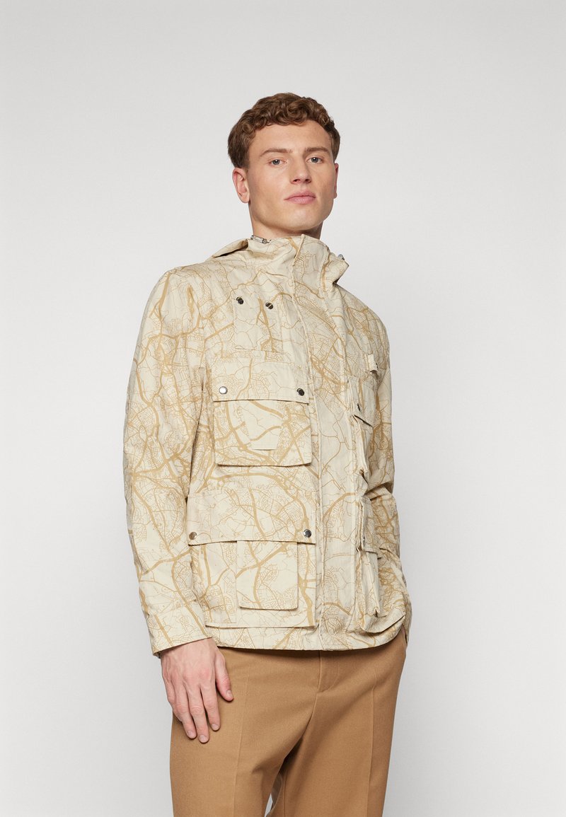 Belstaff CASTMASTER MAP - Parka - shell/dark sandstone/dark brown ...