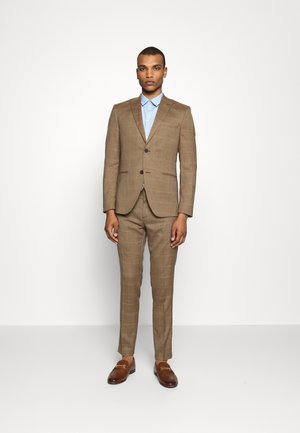 Selected Homme SLHSLIM LIAM MINI HOUNDS SUIT FLEX SET - Completo - dark ...