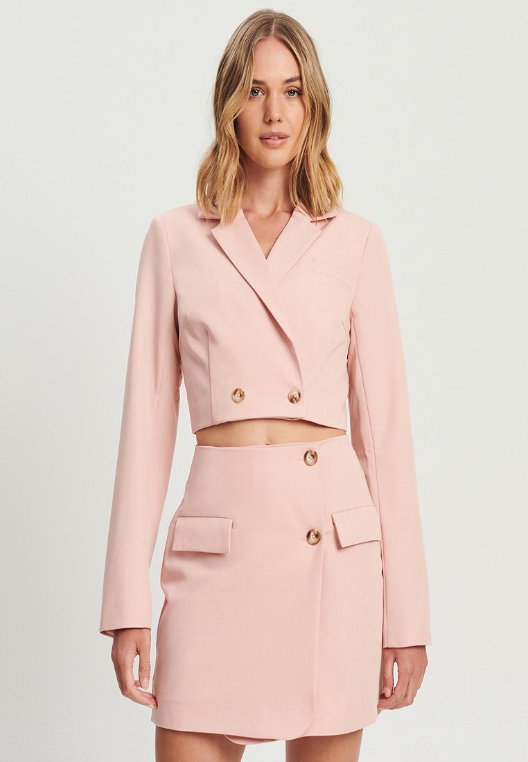 CALLI ALANA CROP - Blazer - pale pink/rosa - Zalando.it