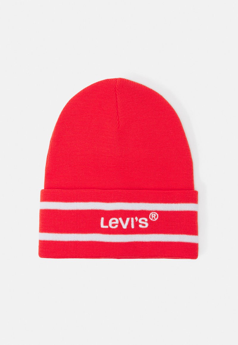 Levi's® WORDMARK BEANIE UNISEX - Bonnet - brilliant red/rouge - ZALANDO.FR