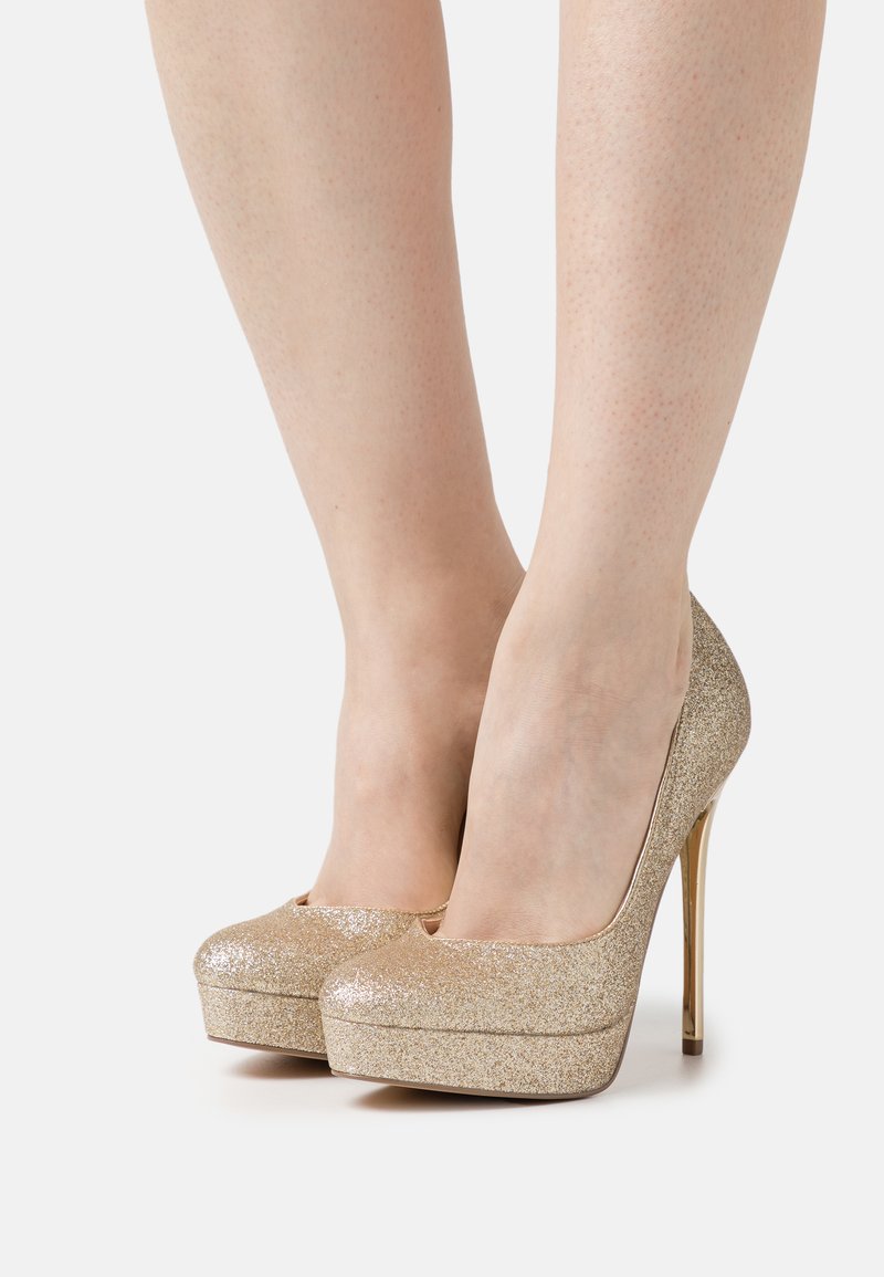 Even&Odd Magas sarkú cipők - gold/aranyszínű - Zalando.hu