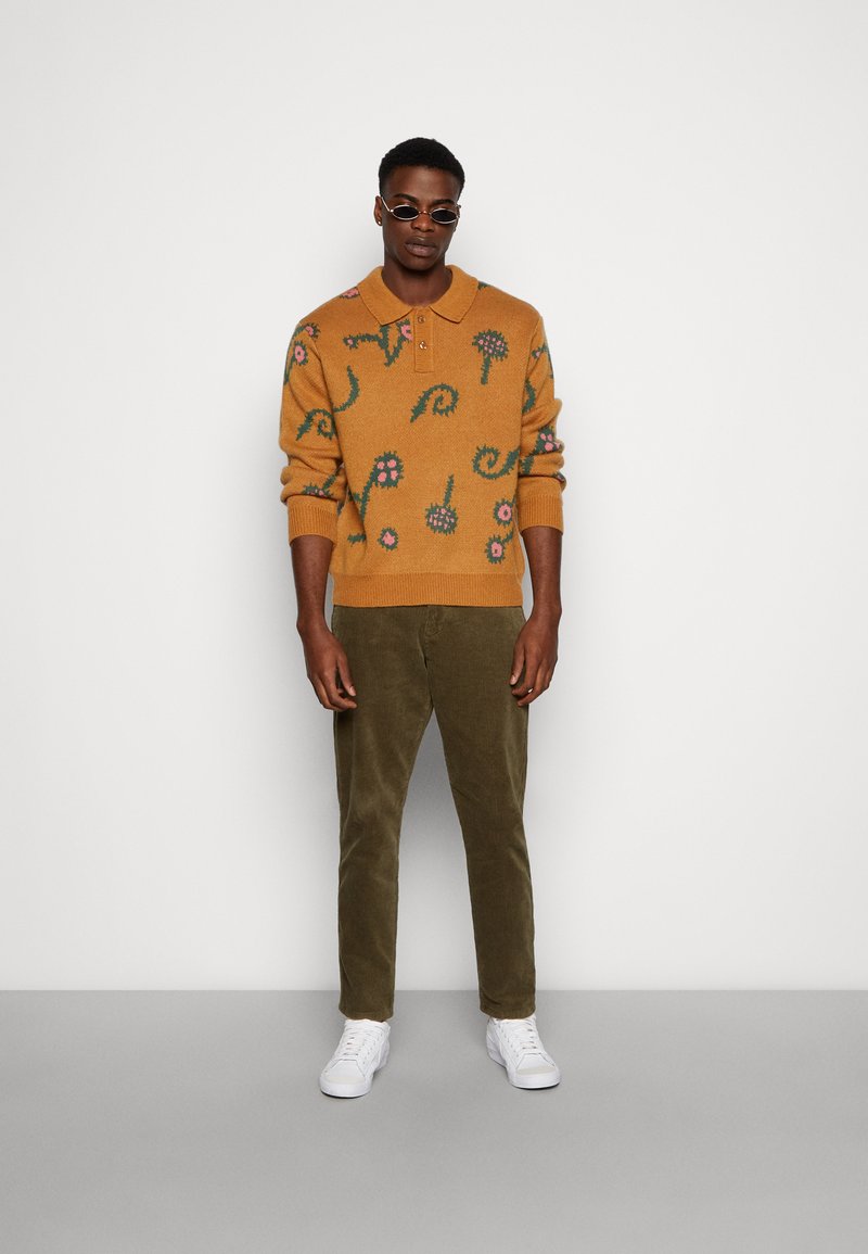 Obey Clothing WASHER SWEATER - Jumper - brown sugar multi/brown ...