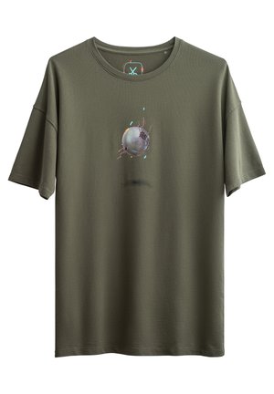 KAFT ANIROLA - OVERSIZE - T-shirt print - asphalt/antraciet - Zalando.nl