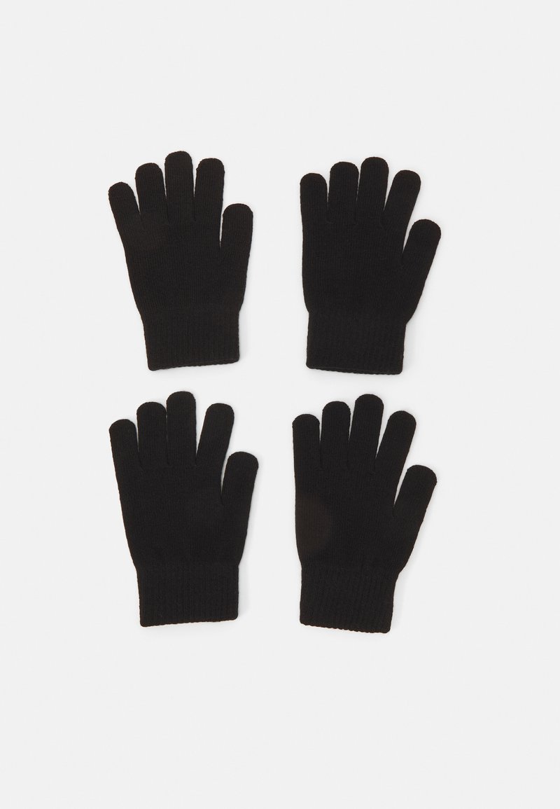 Lindex MAGIC GLOVES UNISEX 4 PACK - Guantes - black/negro - Zalando.es