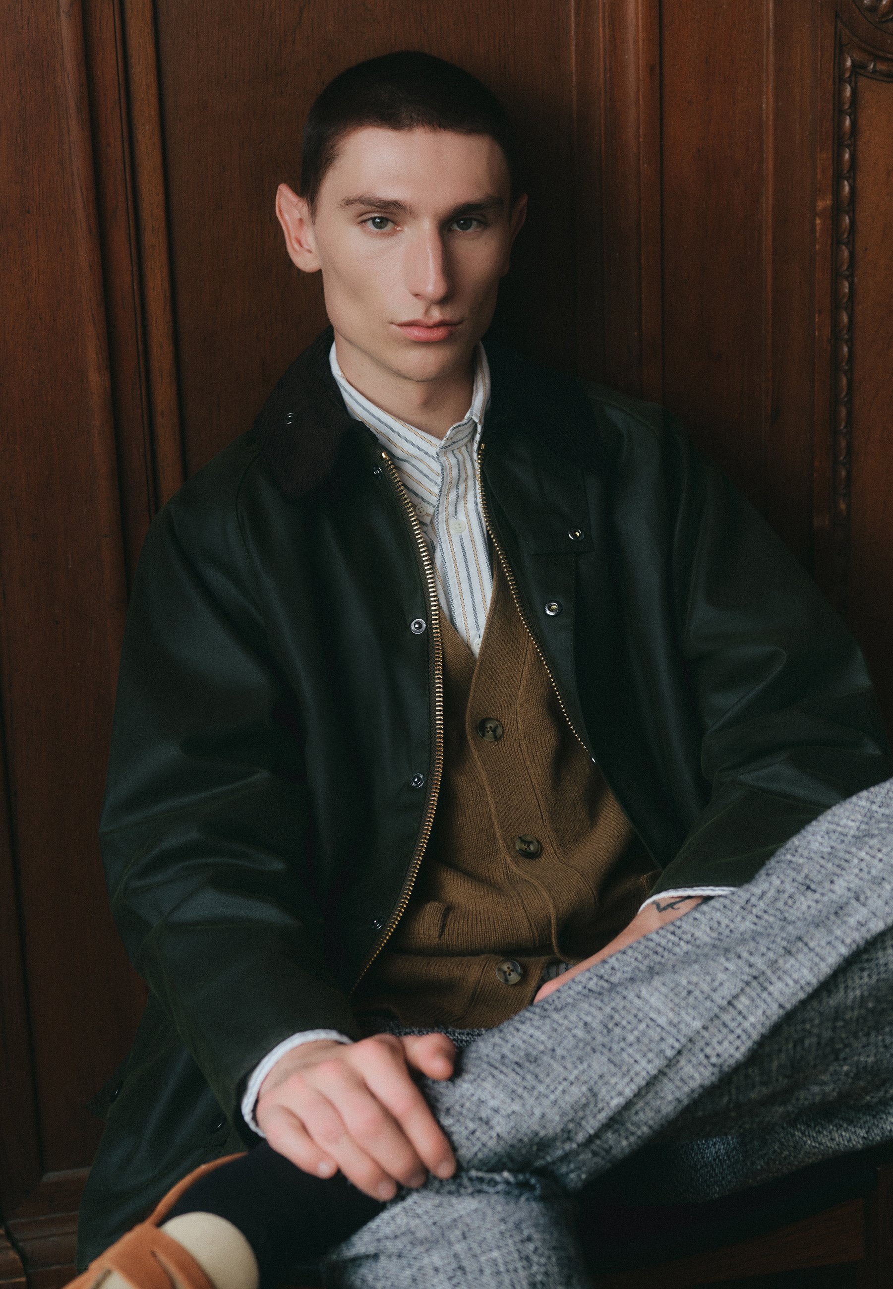 Barbour sage green store