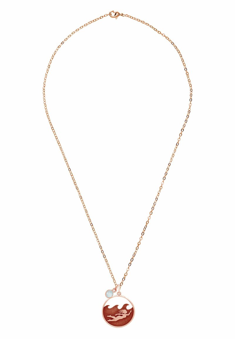 Gemshine MARITIM SCHWIMMERIN TAUCHERIN CHALCEDON MEDAILLON IM BEACH ...