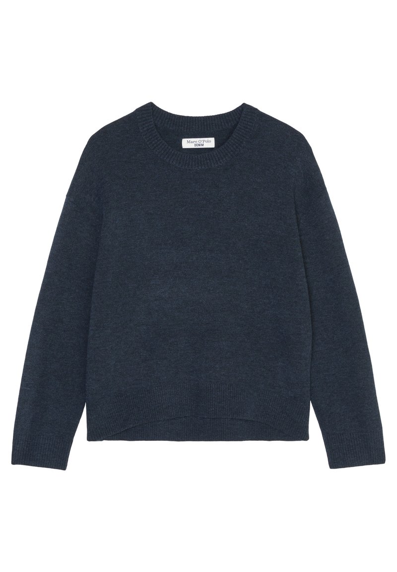 Marc O'Polo DENIM SWEATER RIBBED CUFF RIBBED HEM - Jumper - orion blue ...