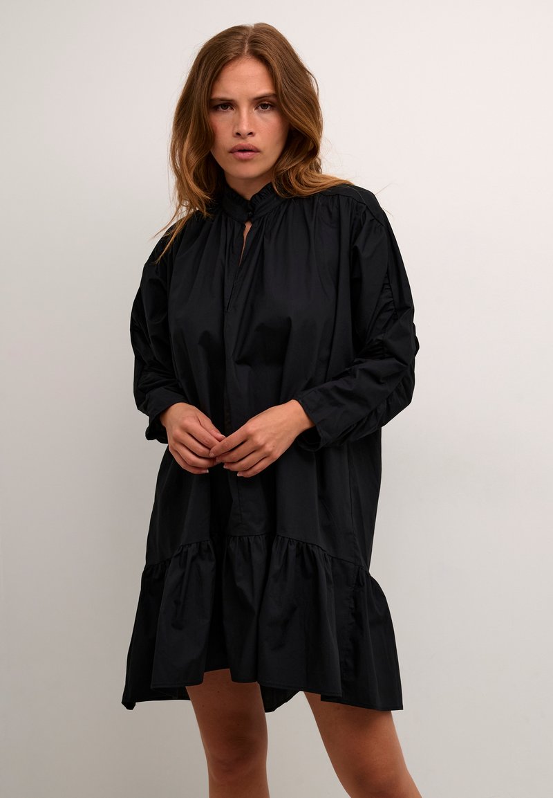 Karen by Simonsen LAURA - Rochie tip cămașă - meteorite/negru - Zalando.ro