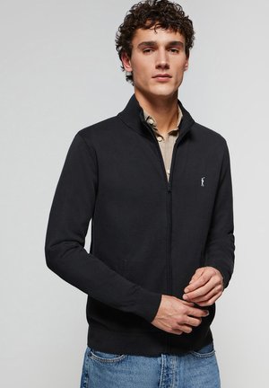 Polo Club TERRY ZIPPER RIGBY GO Z SW B FT - Sweater met rits - black ...