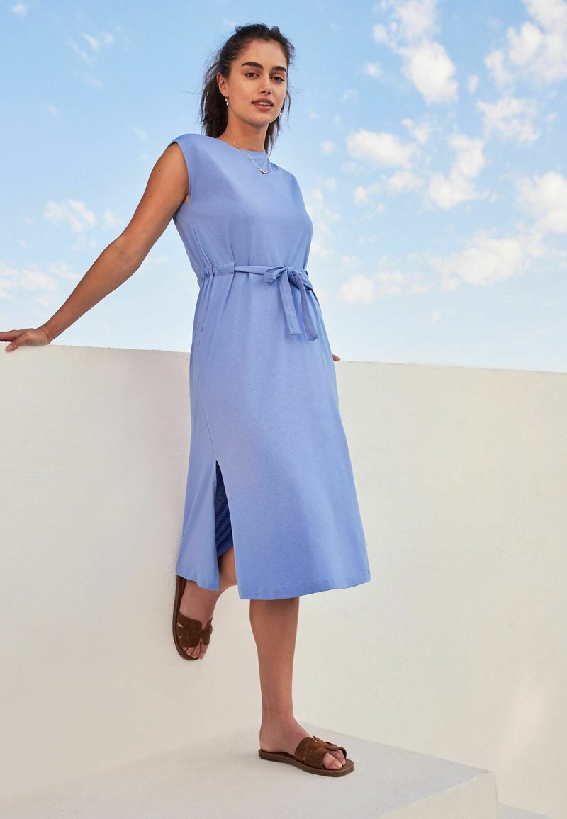 Next T-SHIRT DRESS - Robe en jersey - blue/bleu - ZALANDO.FR