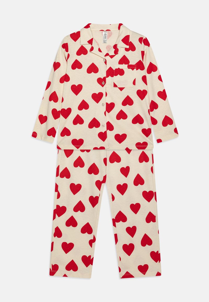 Lindex HEARTS - Pyjama set - light beige/beige - Zalando.ie